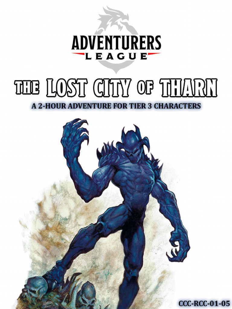 CCC-RCC-01-05 The Lost City of Tharn v1.1 | PDF | Dungeons & Dragons ...