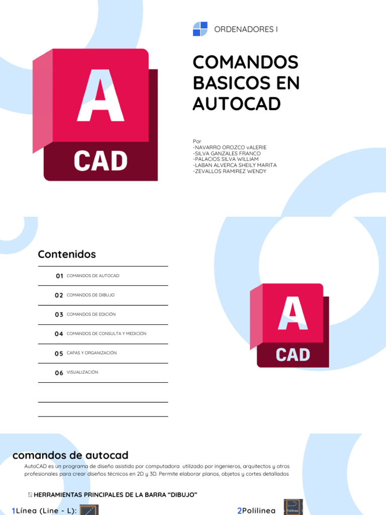Comandos Esenciales de AutoCAD | PDF | Cad automático | Dibujo