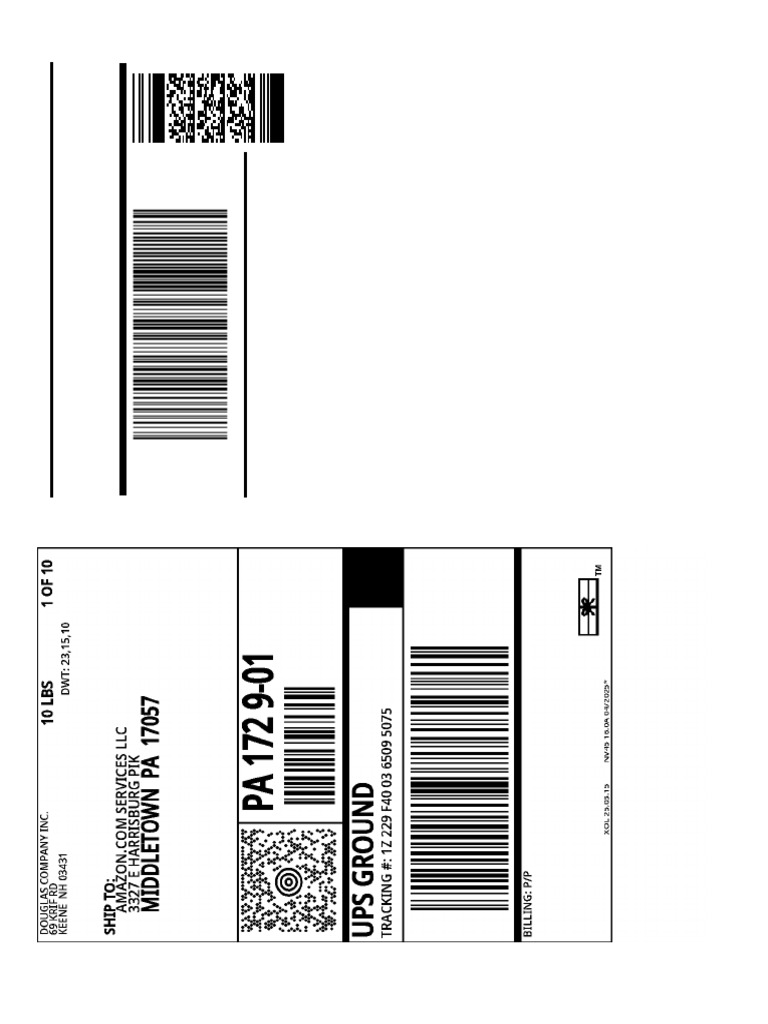 UPS Label PO 31246 | PDF
