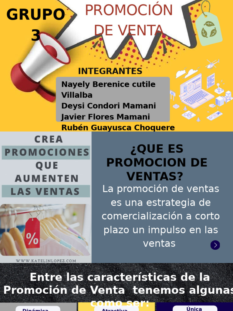 Grupo 3 Promoción de Ventas - 20241007 - 203252 - 0000 | PDF | Cupón | Procesos de negocio