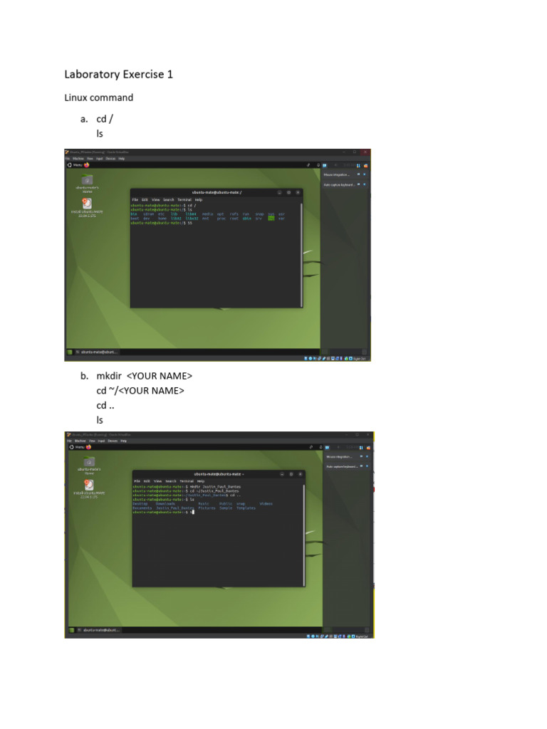 Laboratory Exercise 1 | PDF