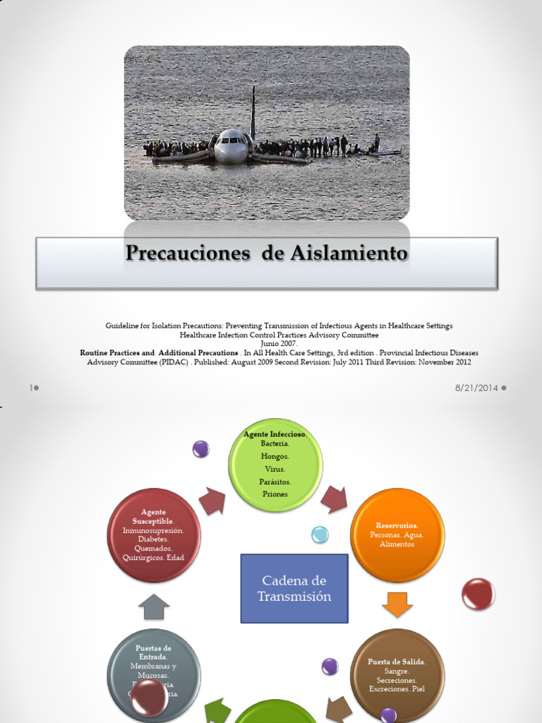 Precauciones de Aislamiento - Editado | PDF | Lavado de manos | Neumonía