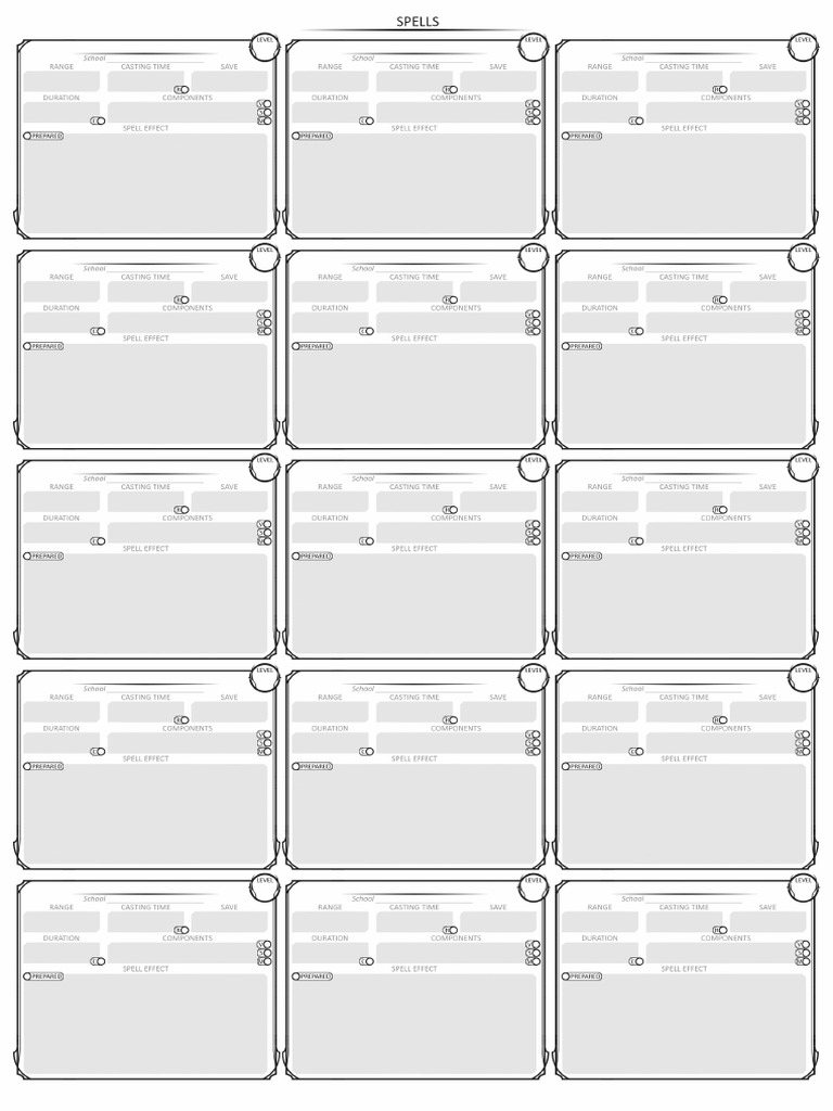 Spell Page | PDF