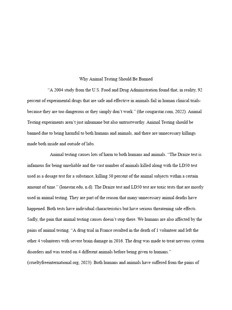 Animal Testing | PDF | Animal Testing | Medicine