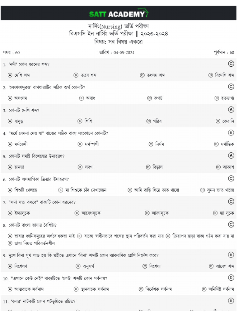 1 / 9 Learn More Satt Academy | PDF