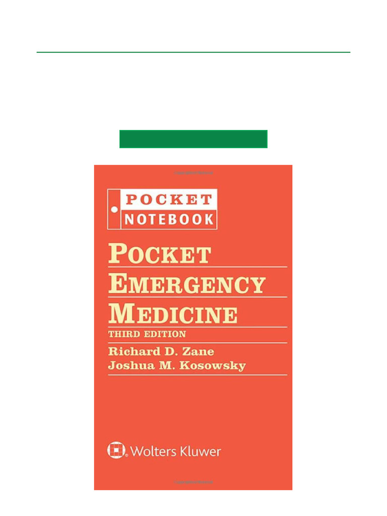 Pocket Emergency Medicine 3rd Edition PDF | PDF | Myocardial Infarction ...