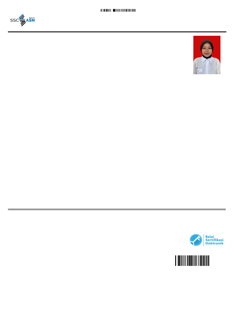Pendaftaran ASN: Data Riska Wulandari | PDF