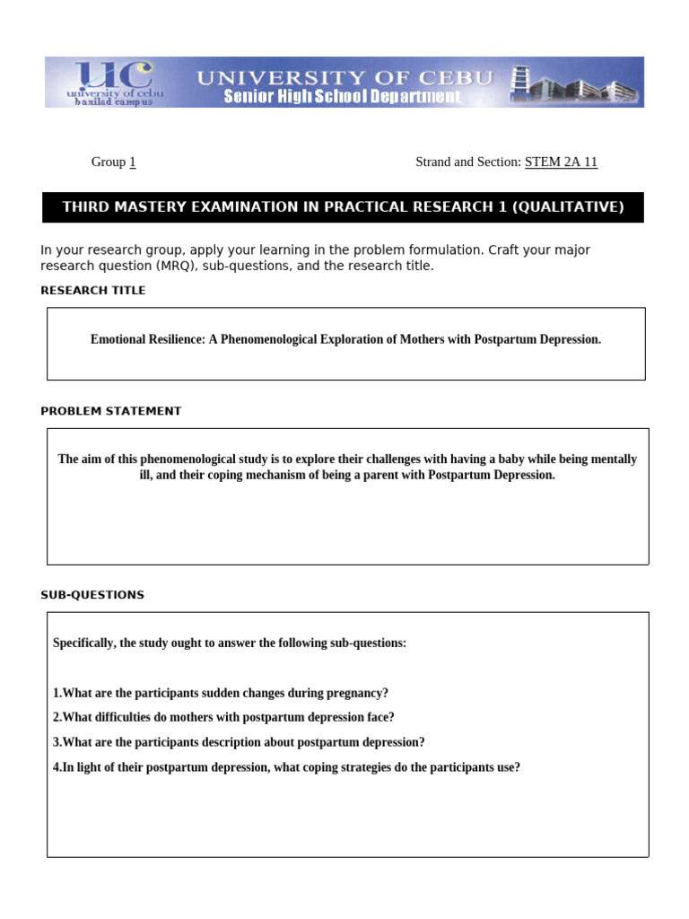 Third Mastery Requirement | PDF