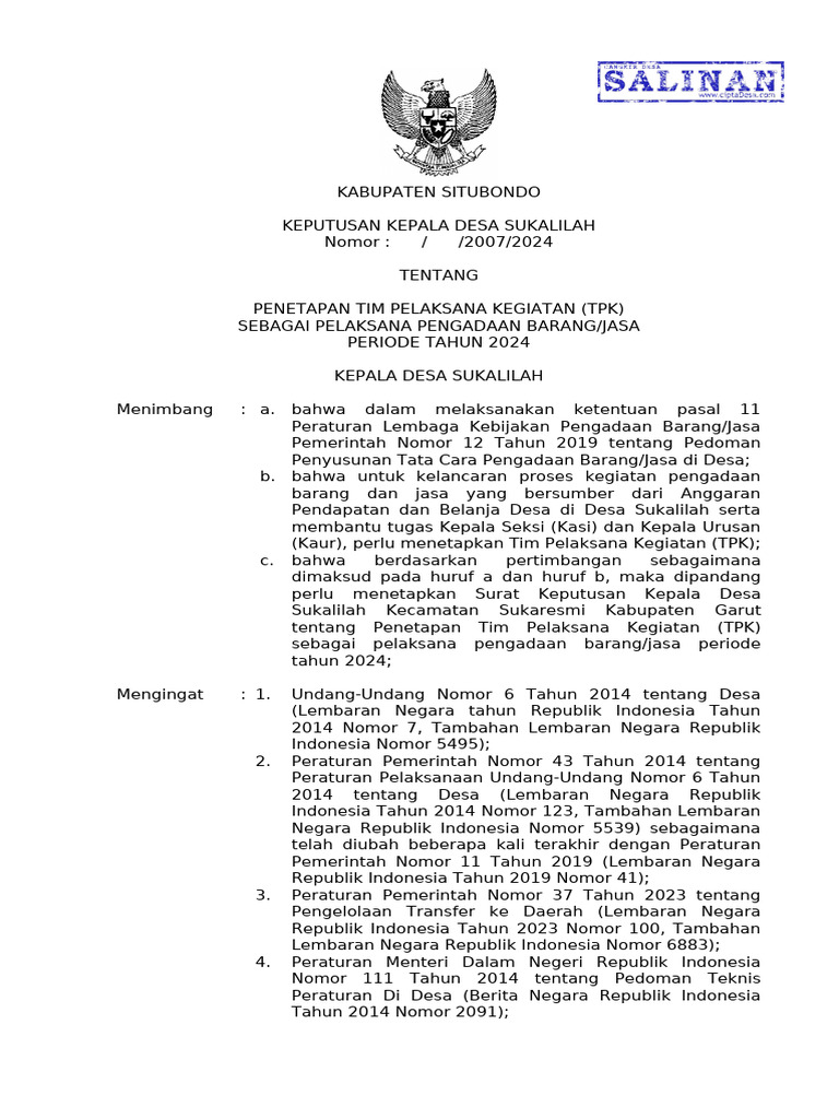 01.SK - TPK (WWW - Ciptadesa.com) | PDF