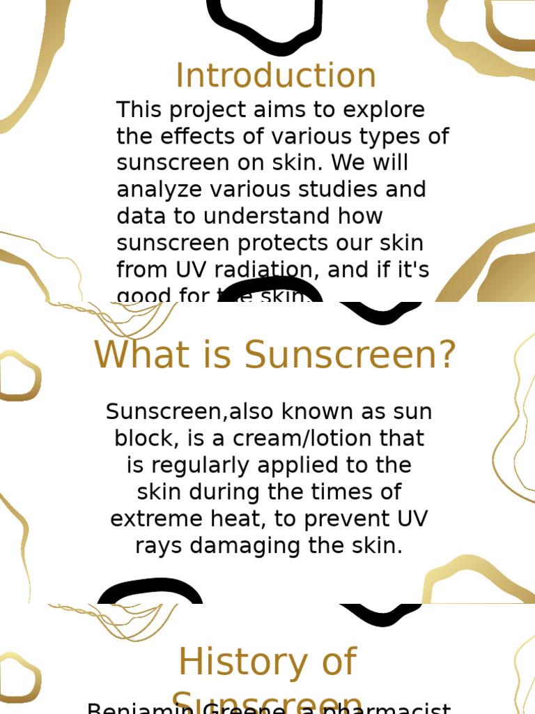 Sunscreen Effectiveness Study Results | PDF | Sunscreen | Ultraviolet
