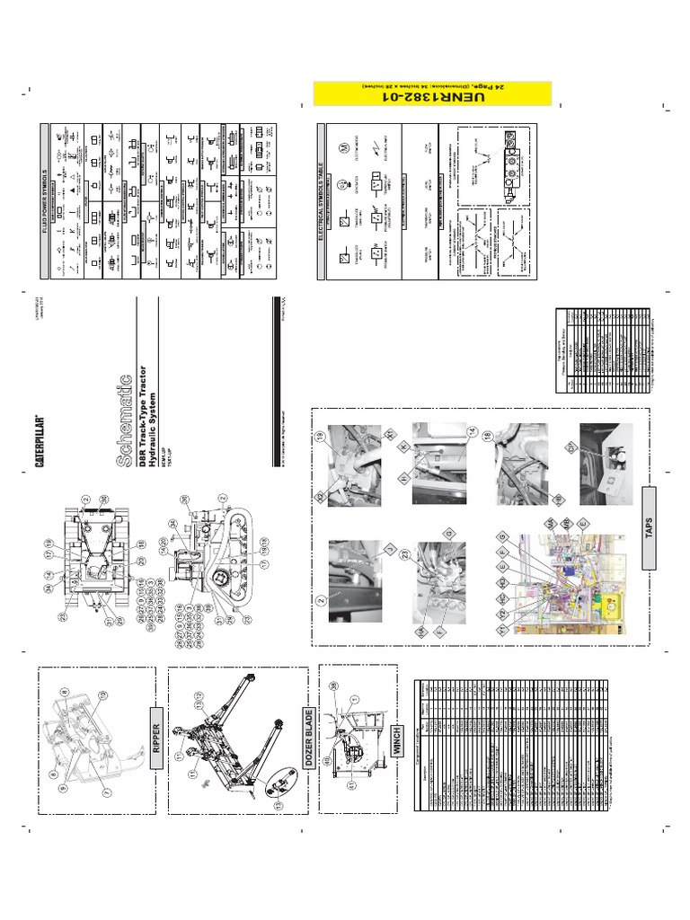 Schematic Hydraulic. D8R | PDF