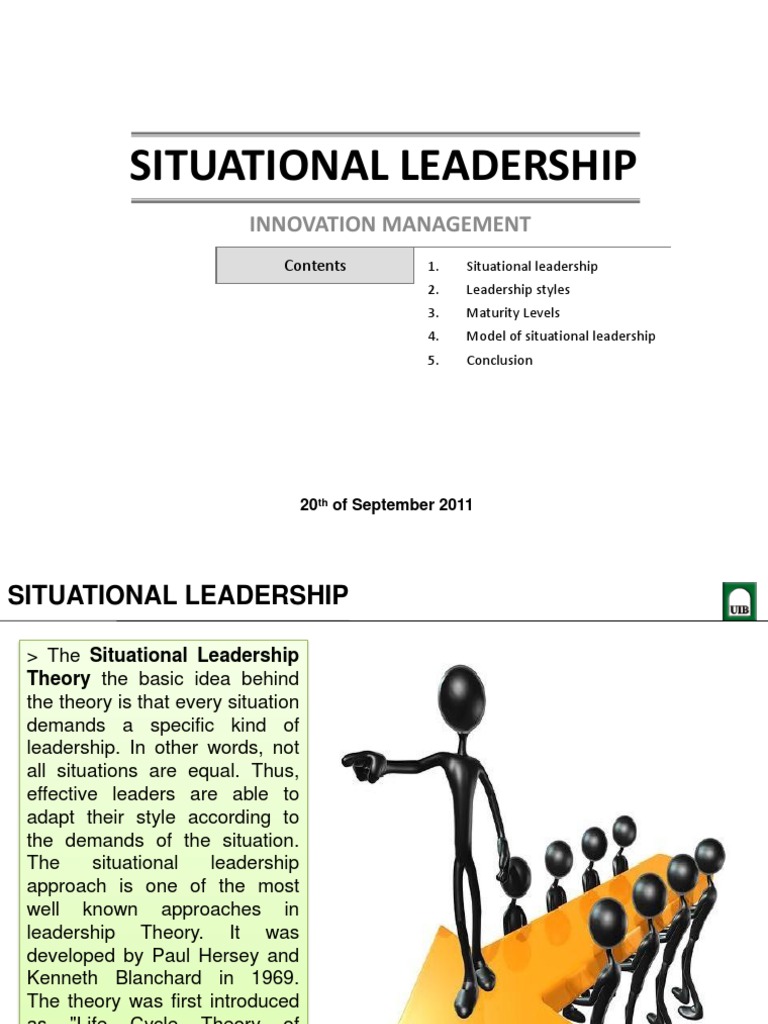 Adapting Leadership Styles to Follower Maturity: An Analysis of the ...