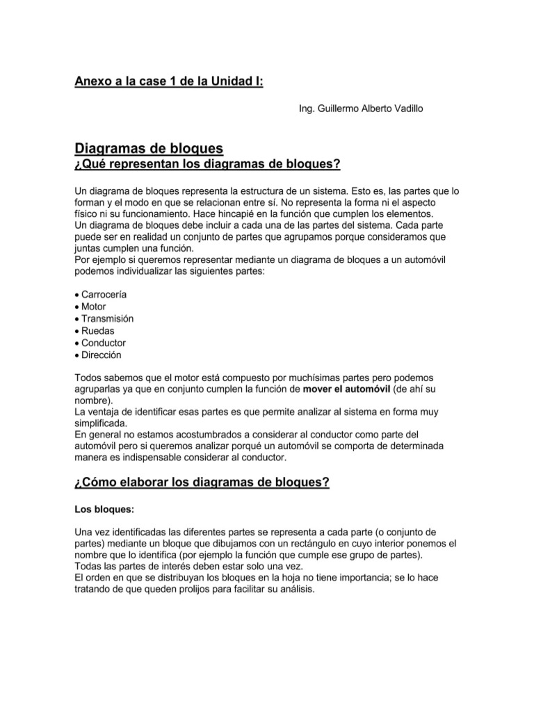 Introducción Diagramas de Bloques | PDF