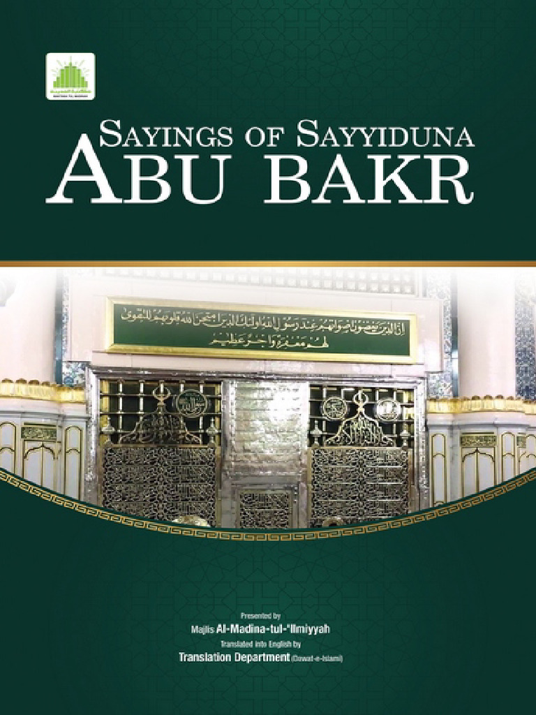Sayings of Sayyiduna Abu Bakr | PDF | Abrahamic Religions | Religious Belief And Doctrine