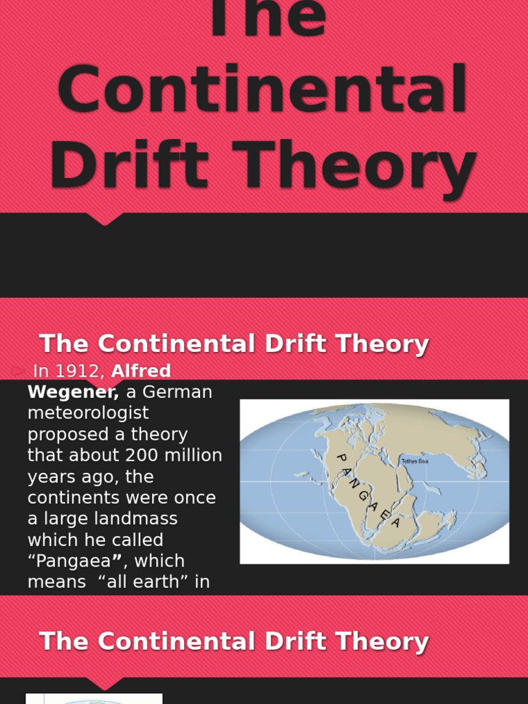 5 Continental Drift Theory | PDF | Seabed | Plate Tectonics