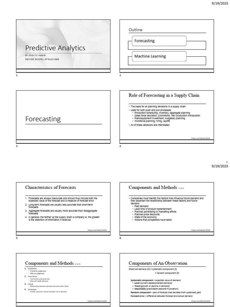 Predictive Analytics | PDF | Forecasting | Demand