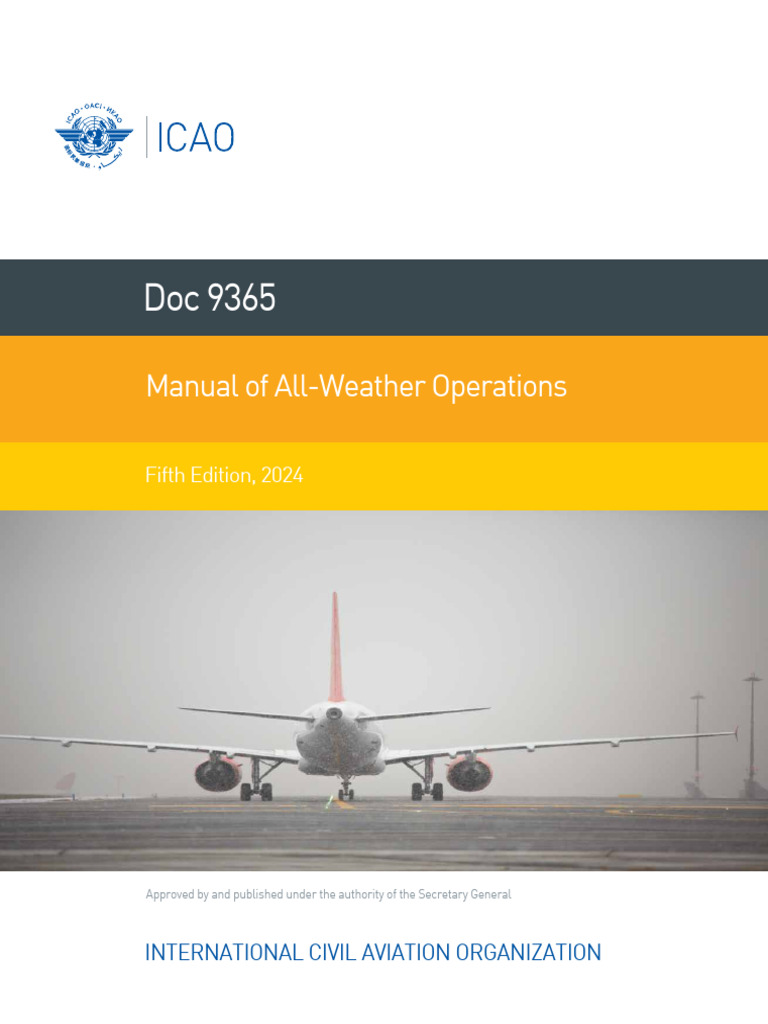 9365 Manual of All WX 5th Ed 2024 | PDF | Instrument Flight Rules ...