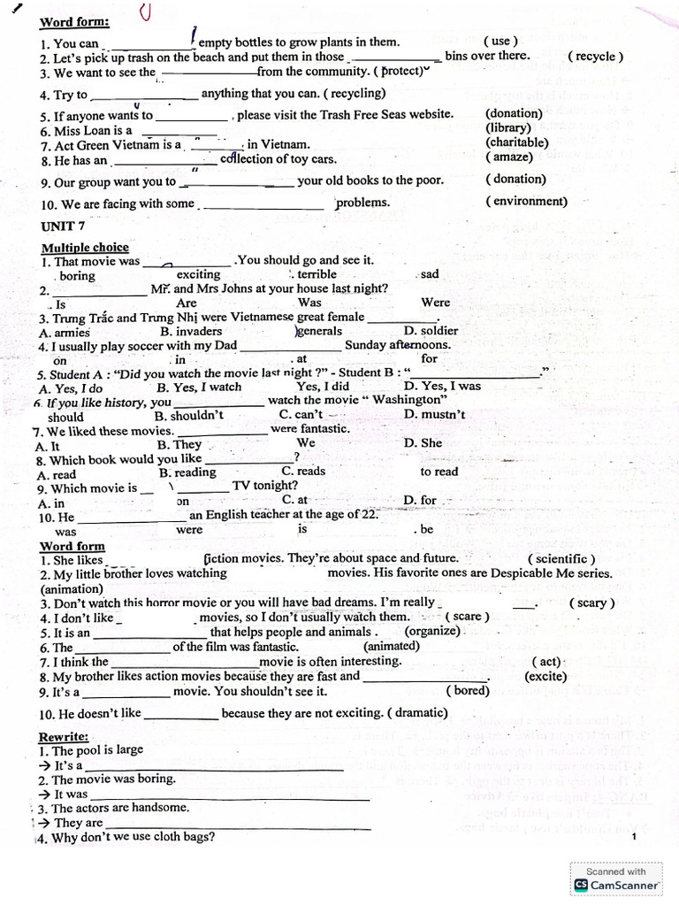 On Thi GK2 Part 2 | PDF