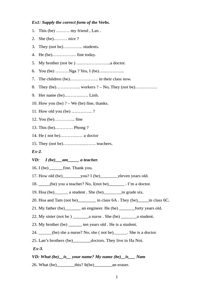 LUYEN TAP HIEN TAI DON | PDF