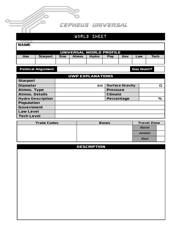 Universal World Profile Overview | PDF