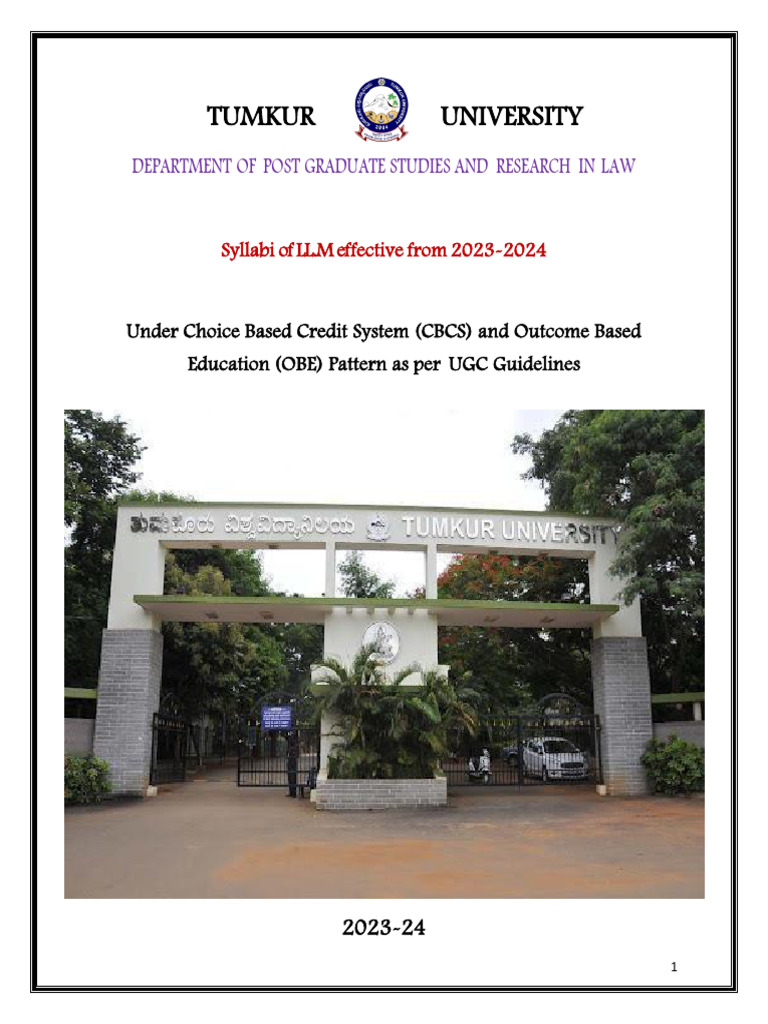 Llm Syllabus Pdf Patent Survey Methodology