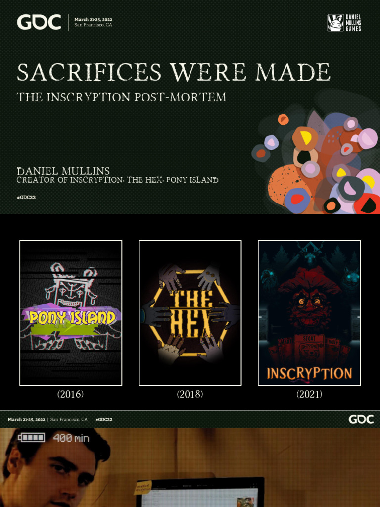 GDC22 Inscryption Post-Mortem | PDF