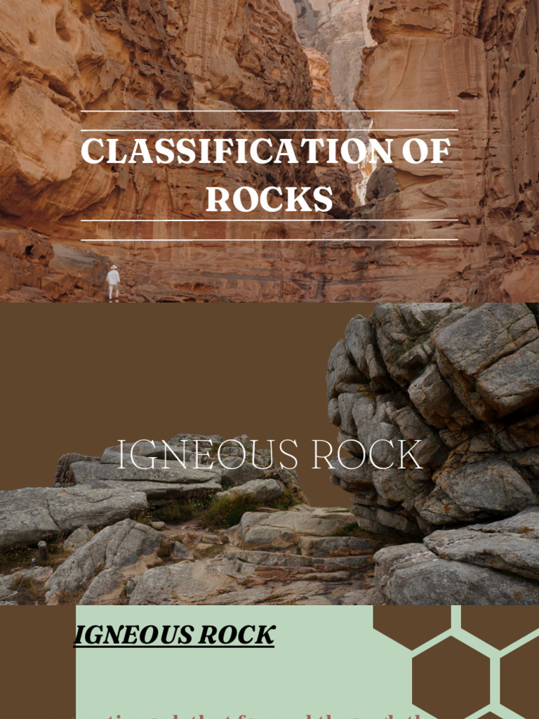 Types of Rocks: Igneous, Sedimentary, Metamorphic | PDF