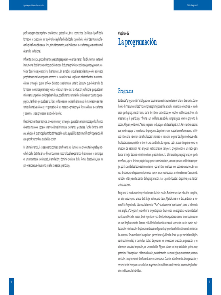 Feldman - Cap 4 | PDF | Plan de estudios | Enseñando