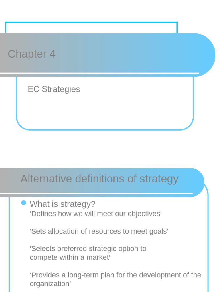 E-Business Strategy Formulation Guide | PDF | Swot Analysis | Strategic ...
