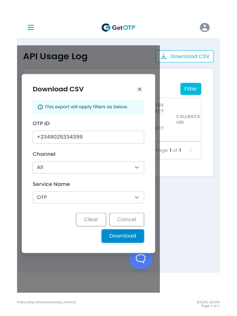 Simplify Your OTP Flow - GetOTP | PDF