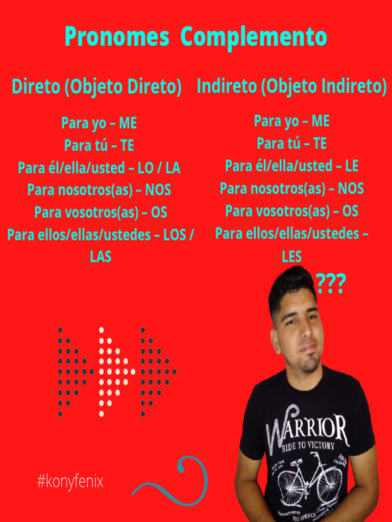 Pronomes em Espanhol: Direto e Indireto | PDF