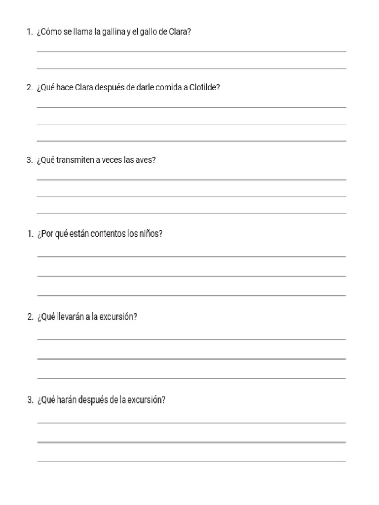 PREGUNTAS LECTURAS DIARIAS | PDF