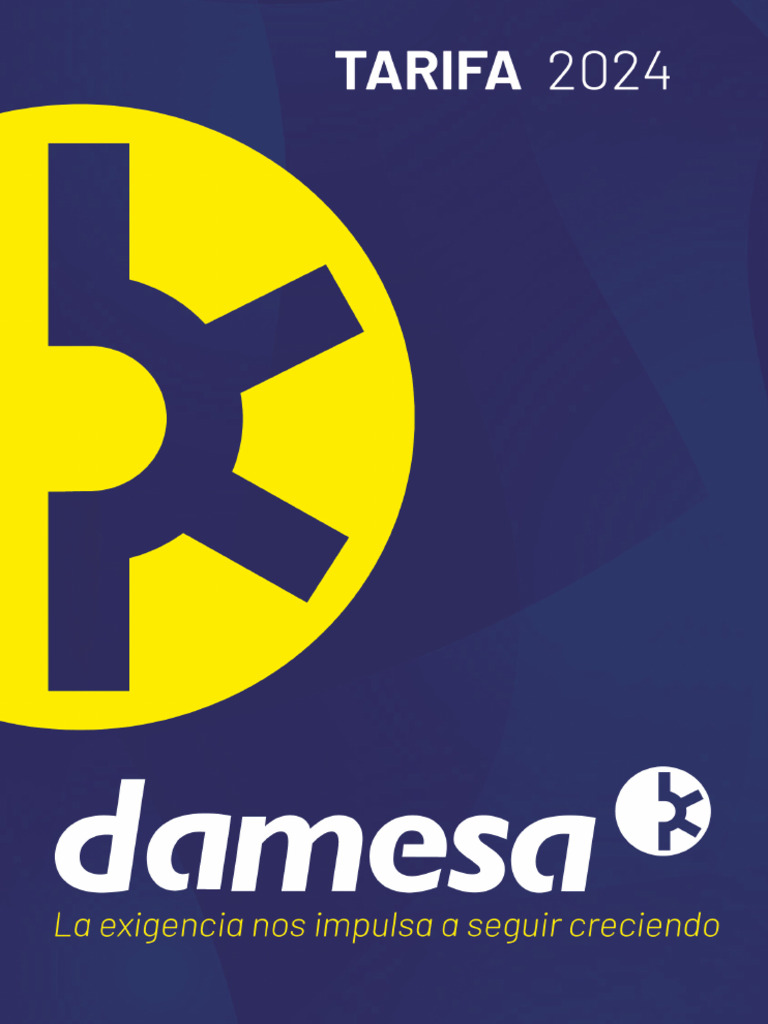 Catálogo de Productos DAMESA 2023 | PDF | Tornillo | Calidad (comercial)