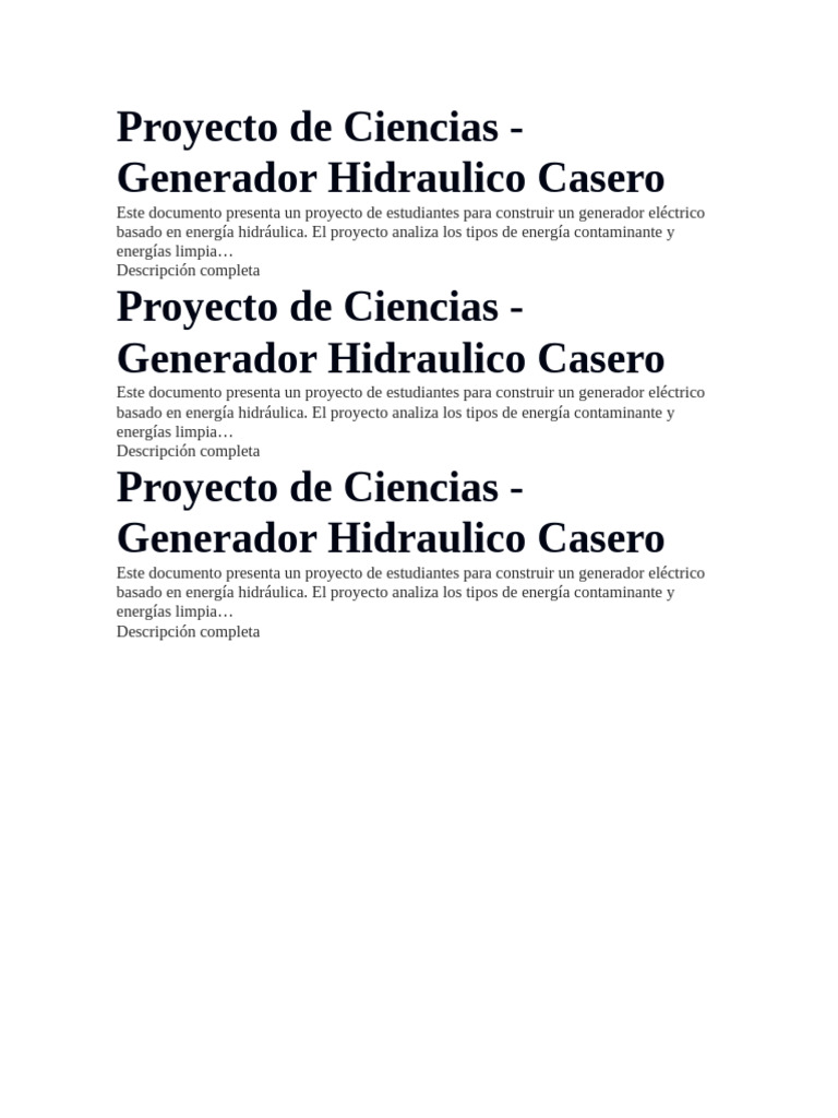 Proyecto de Ciencias | PDF
