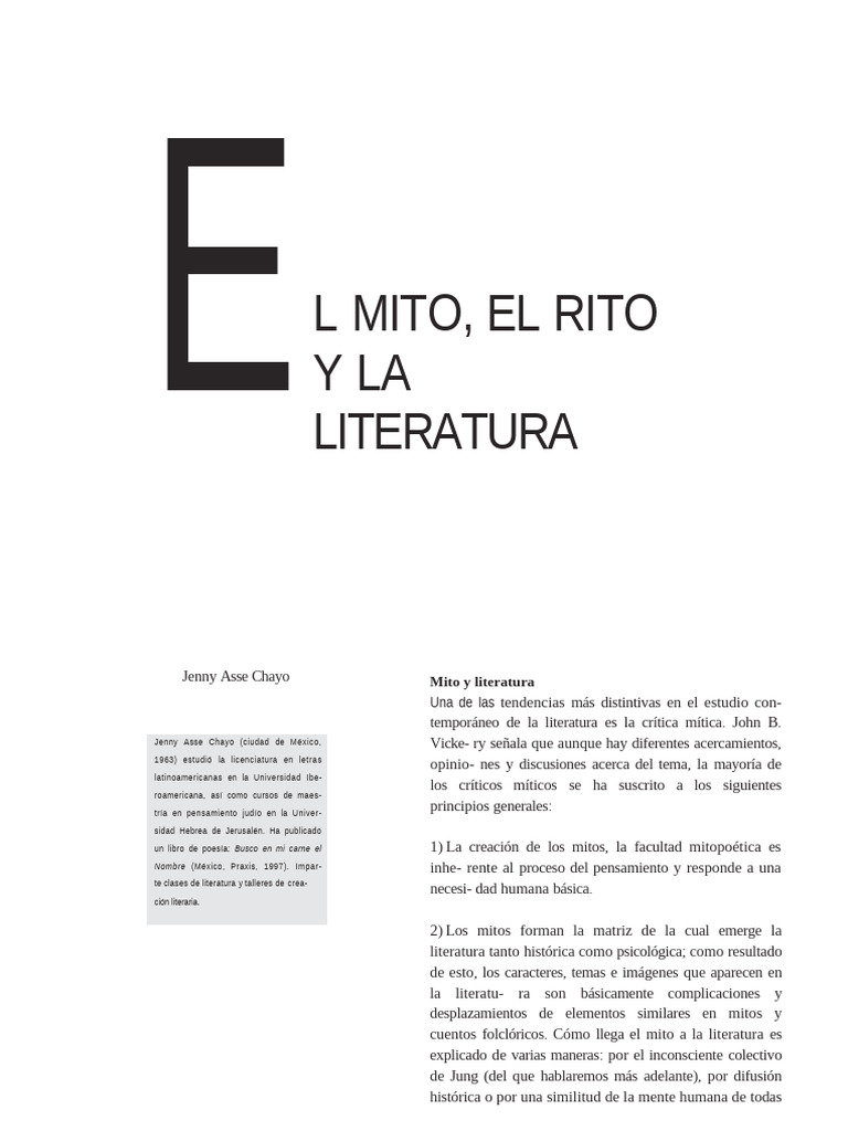 El Mito | PDF | Los símbolos | Carl Jung