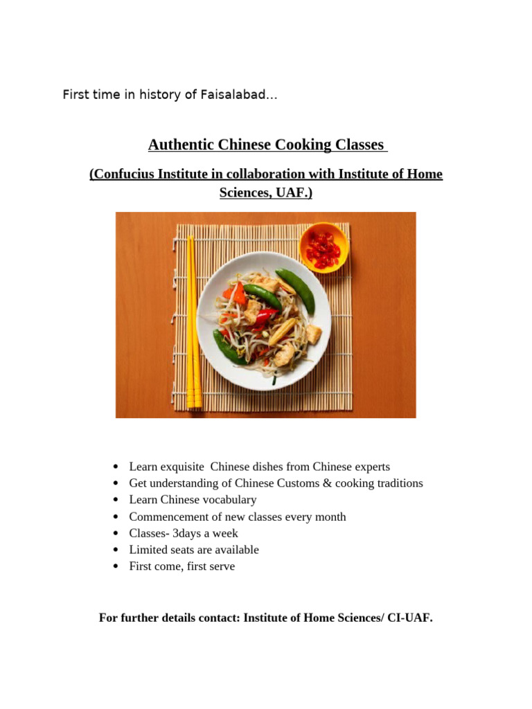 Chinese Cooking | PDF