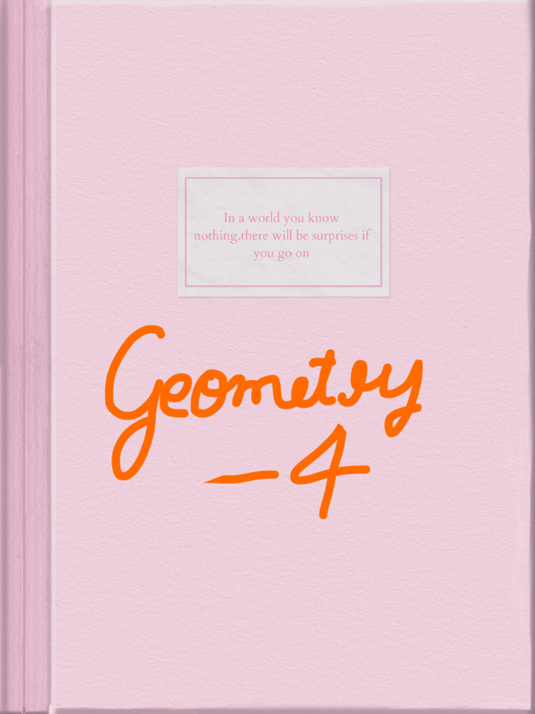 Geometry Sheet 4 | PDF