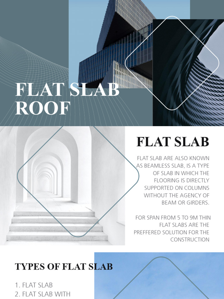 Flat Slab Roof Design Guide | PDF | Column | Length