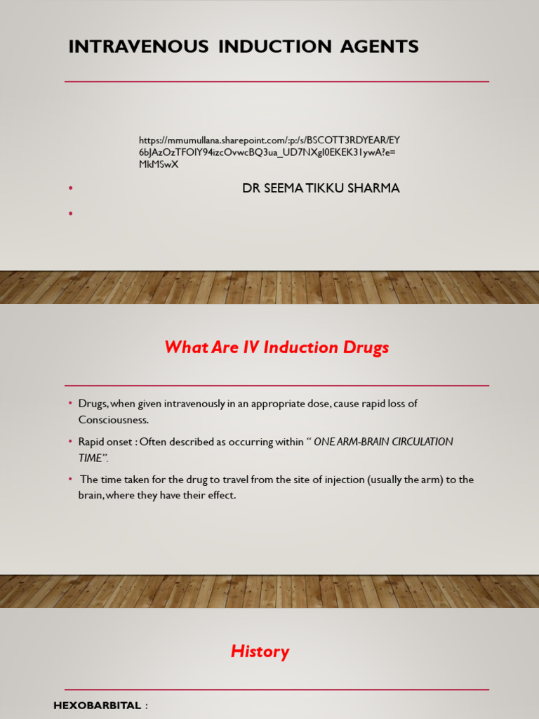Thiopental and IV Induction Agents | PDF | Morphine | Opioid