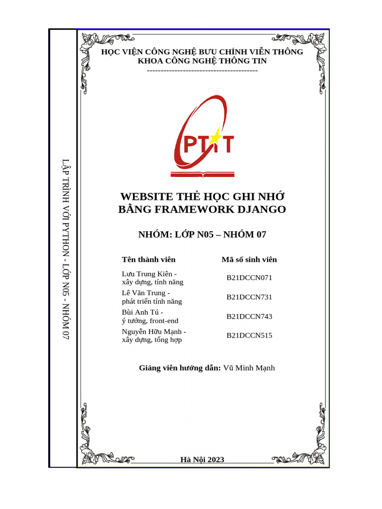 Báo Cáo Python | PDF