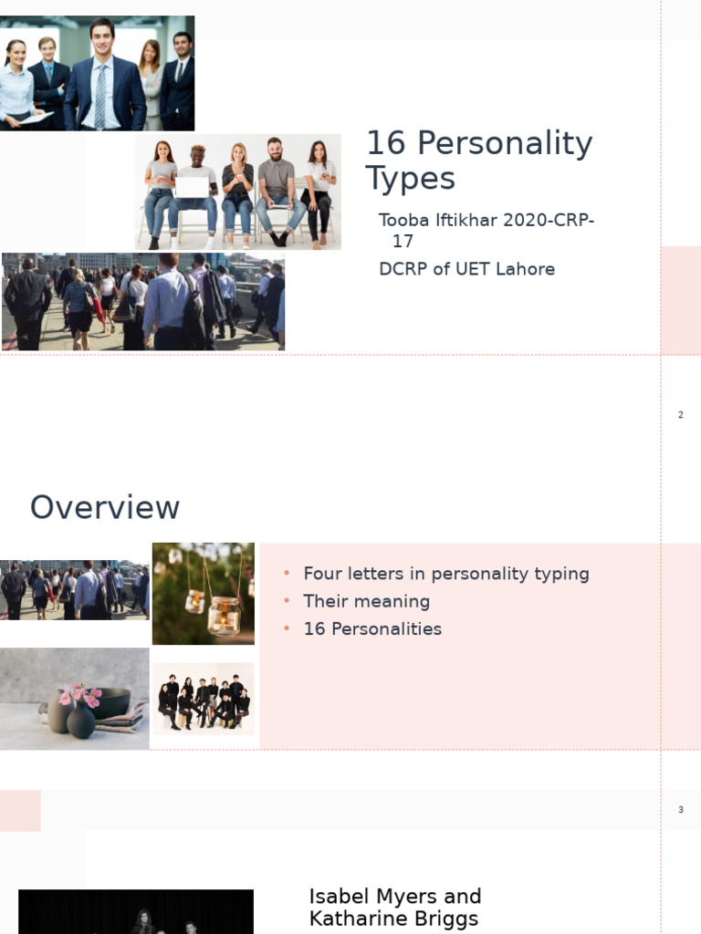 Understanding 16 MBTI Personality Types | PDF