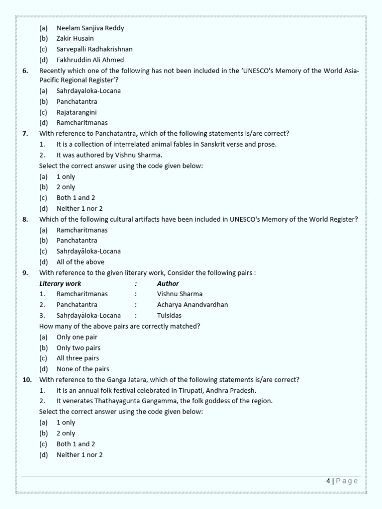 May 2024 Ca Test-1 - 1-10 - 1-5 - 4-4 | PDF