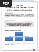 National Income Formulas for Class 12 | PDF | Measures Of National ...