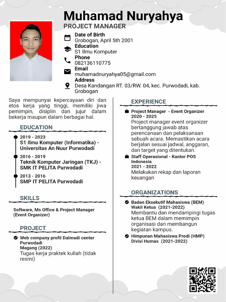 CV Yahya New | PDF