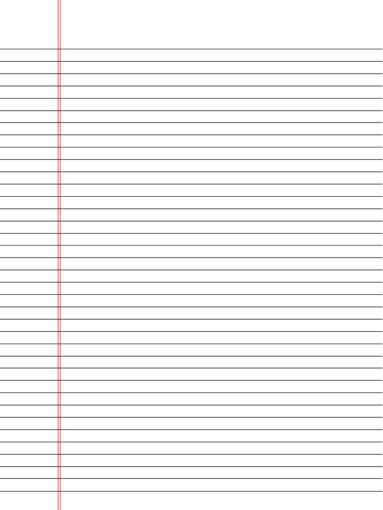 Lined Portrait a4 College | PDF