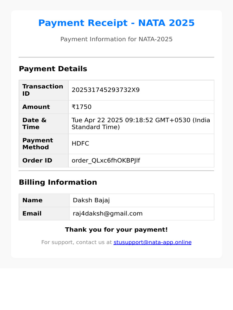 Transaction Receipt | PDF