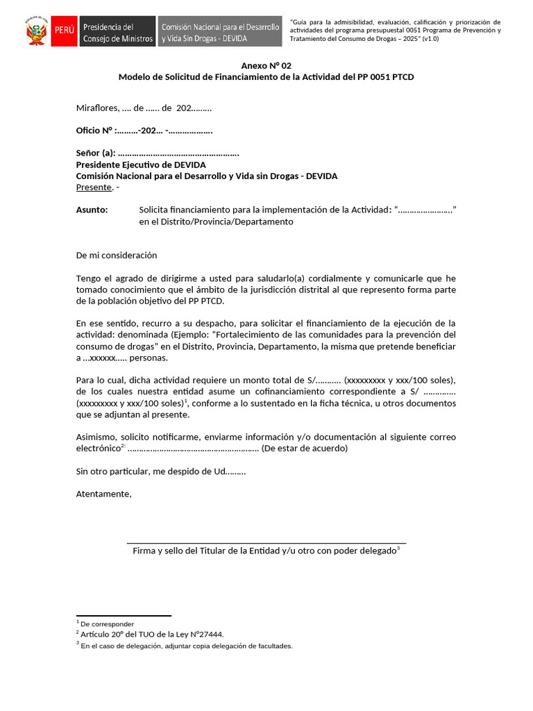 Anexo - SOLICITUD | PDF