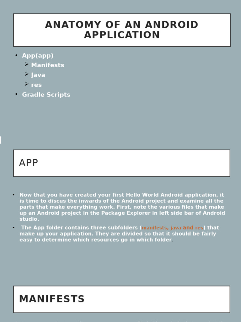 Anatomy of Android App Structure | PDF | Computer File | Android ...