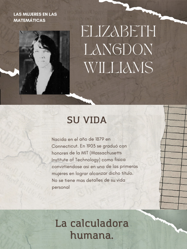 Elizabeth Langdon Williams: La Calculadora de Plutón | PDF | Planetas ...