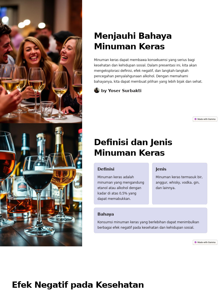 Bahaya Minuman Keras | PDF
